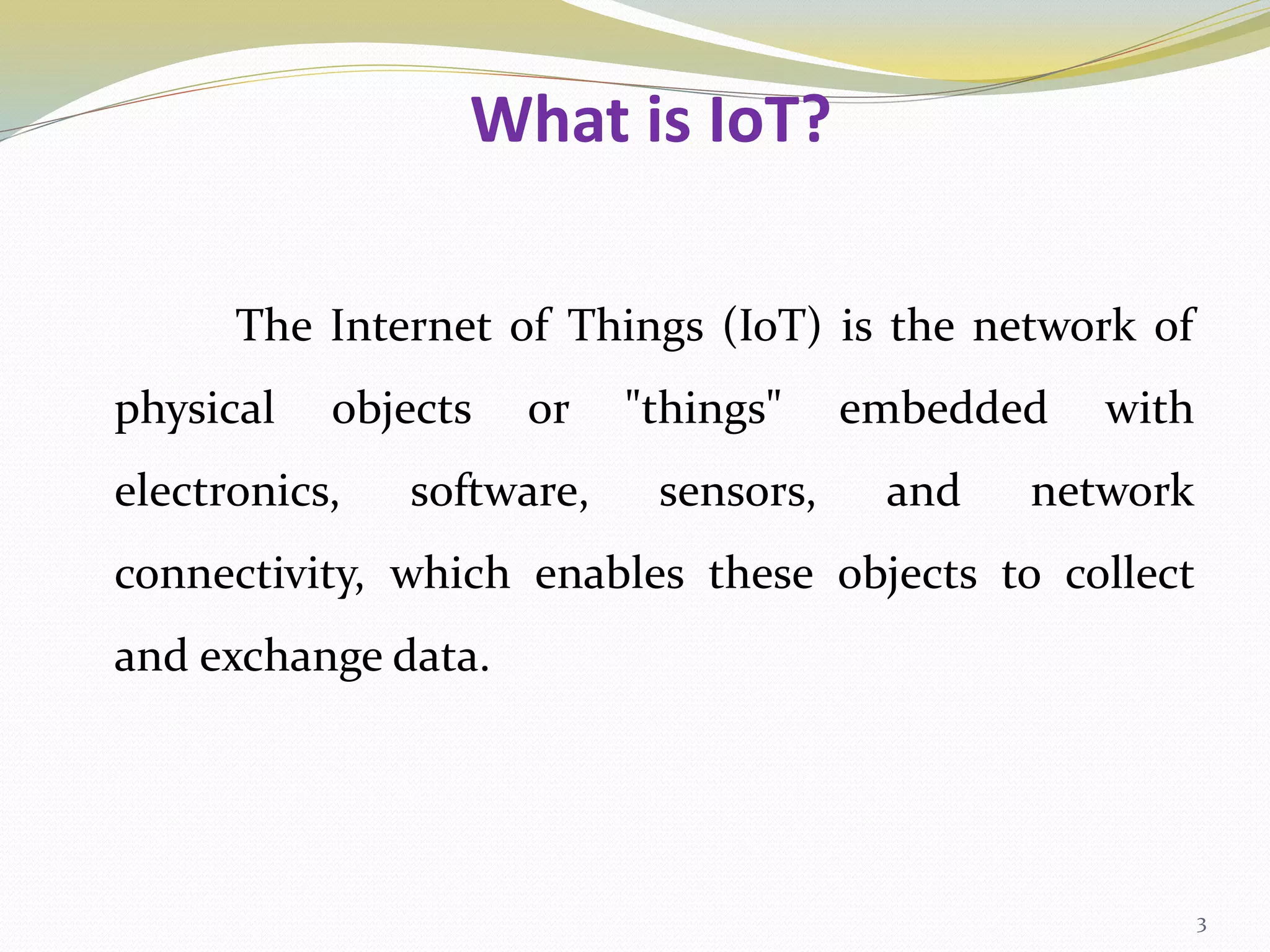 A basic PPT on Internet Of Things(IOT) | PPTX