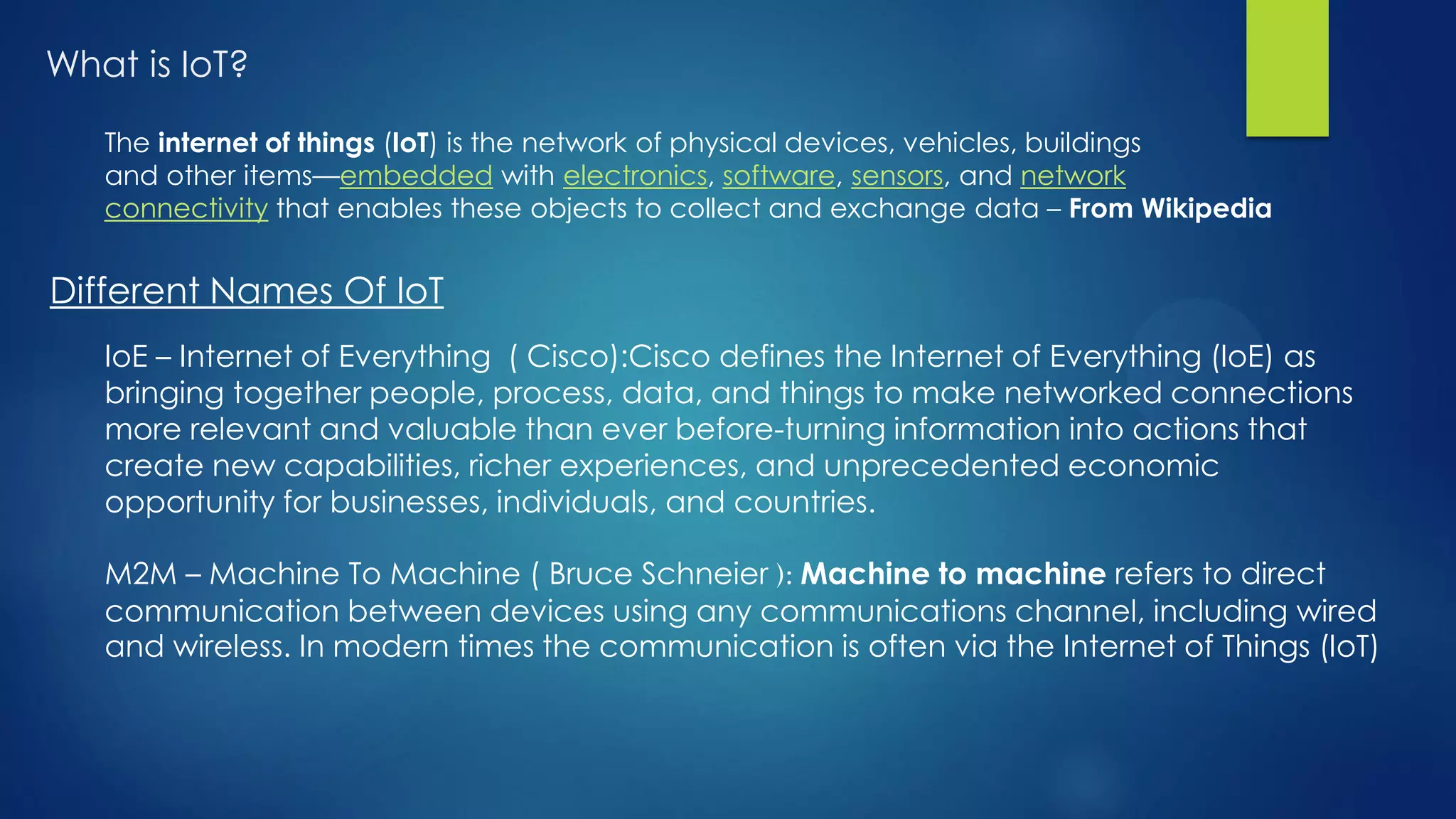 IoT - Understanding internet of things | PPT