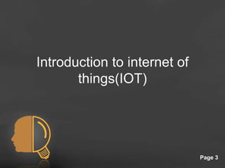 internet of things | PPT