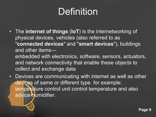 internet of things | PPT