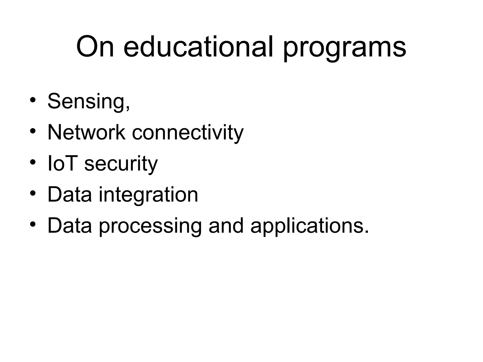 On Internet of Things programming models | PPT