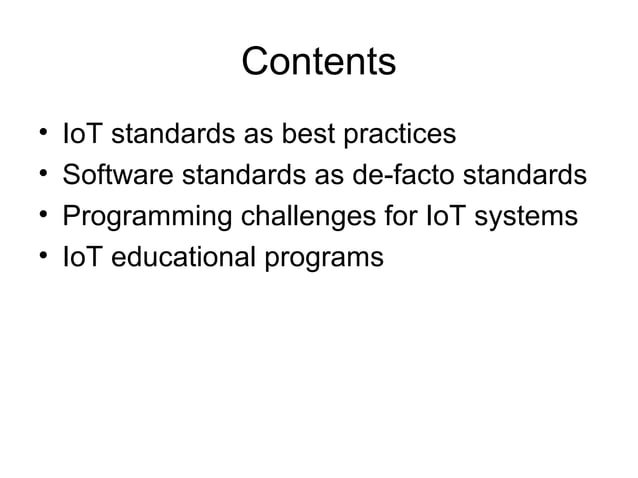 On Internet of Things programming models | PPT