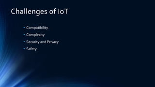 Introduction to Internet Of Things | PPTX | Internet of Things | Internet