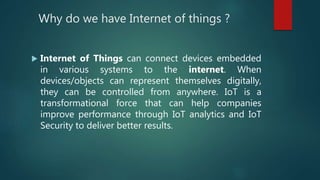 Internet of Things (IoT) | PPT