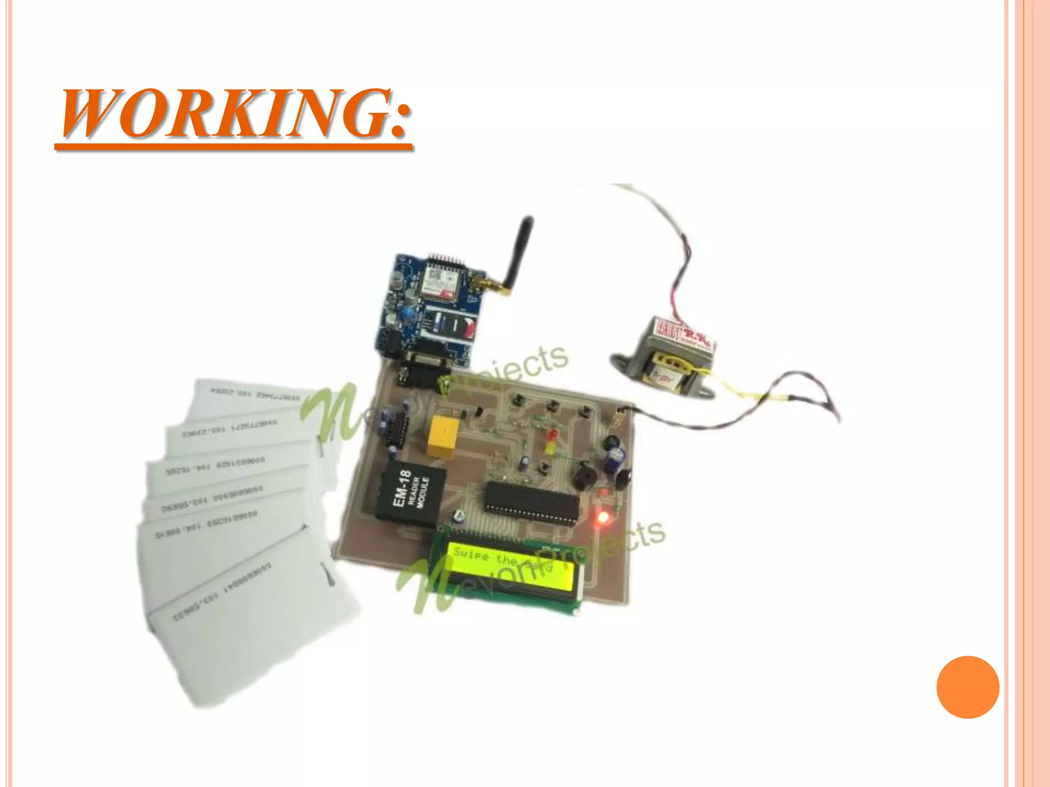 Smart Attendance System Using Rfid Pptx Internet Computing
