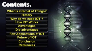 IOT Presentation Seminar PPT | PPT