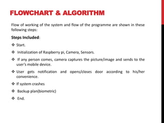IOT in security camera and door unlock system | PPTX