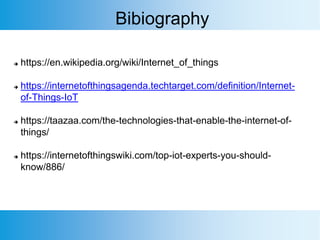 Internet of Things (IoT) | PPTX | Internet | Computing
