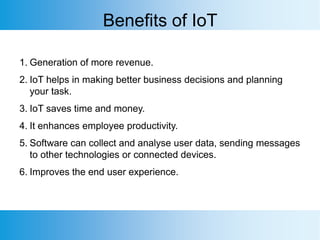 Internet of Things (IoT) | PPTX | Internet | Computing