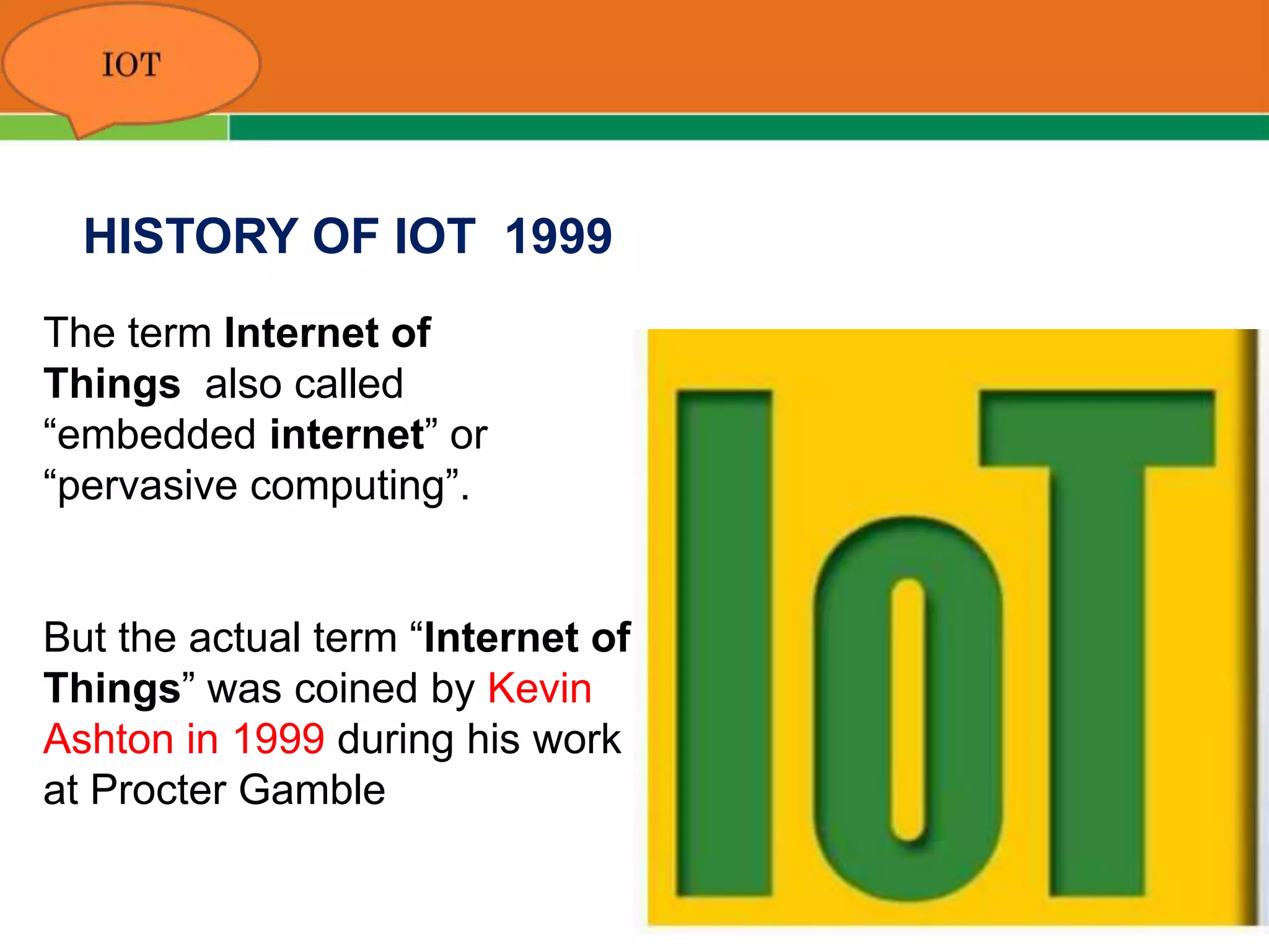 INTERNET OF THING PRESENTATION ON PUBLIC SPEAKING | PPTX