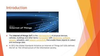 Internet of Things (IOT) | PPTX
