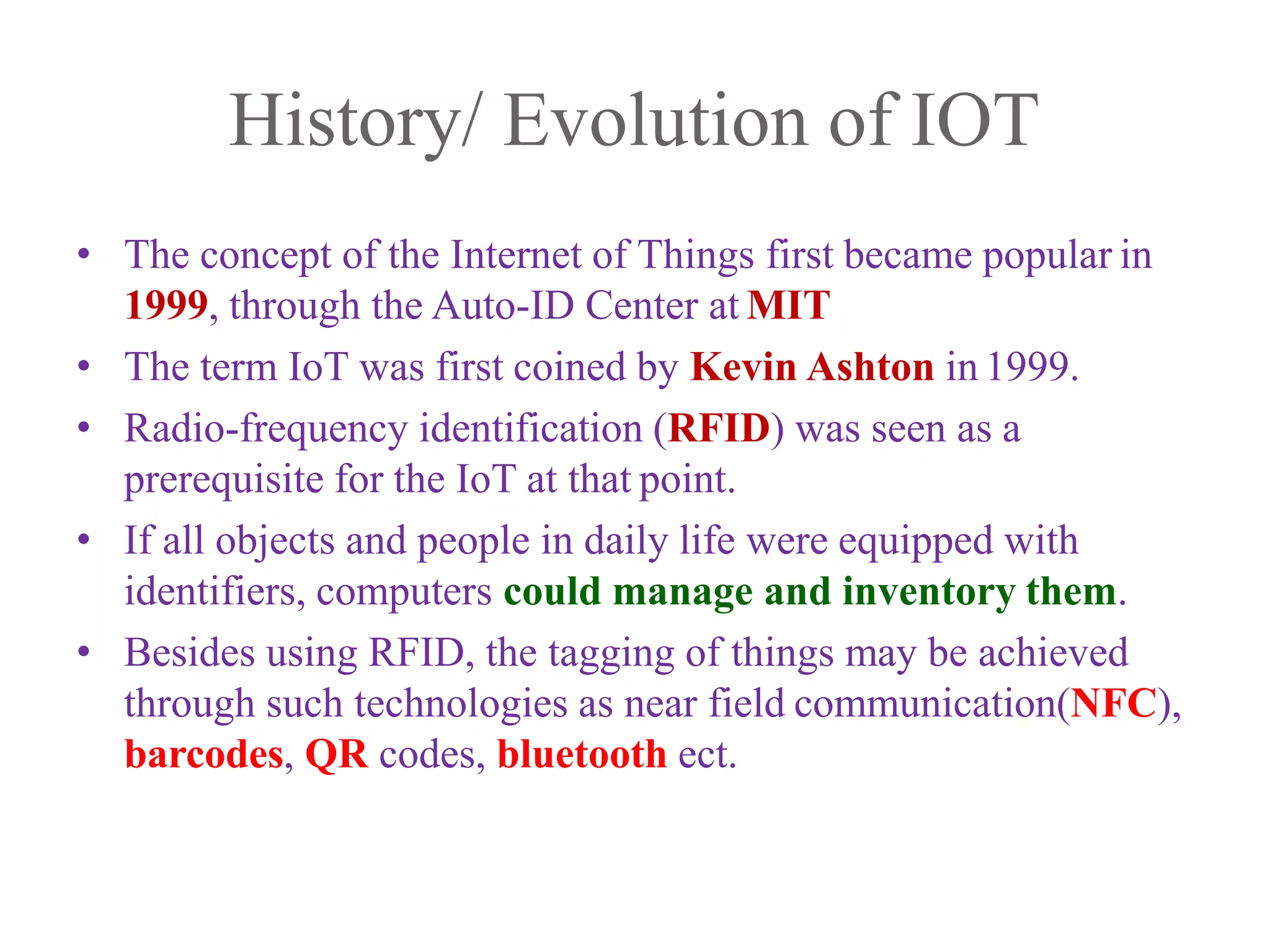 Introduction to Internet of Things (IoT) | PPTX