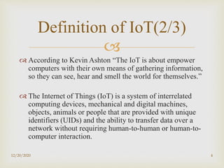 IoT and Its Applications | PPTX