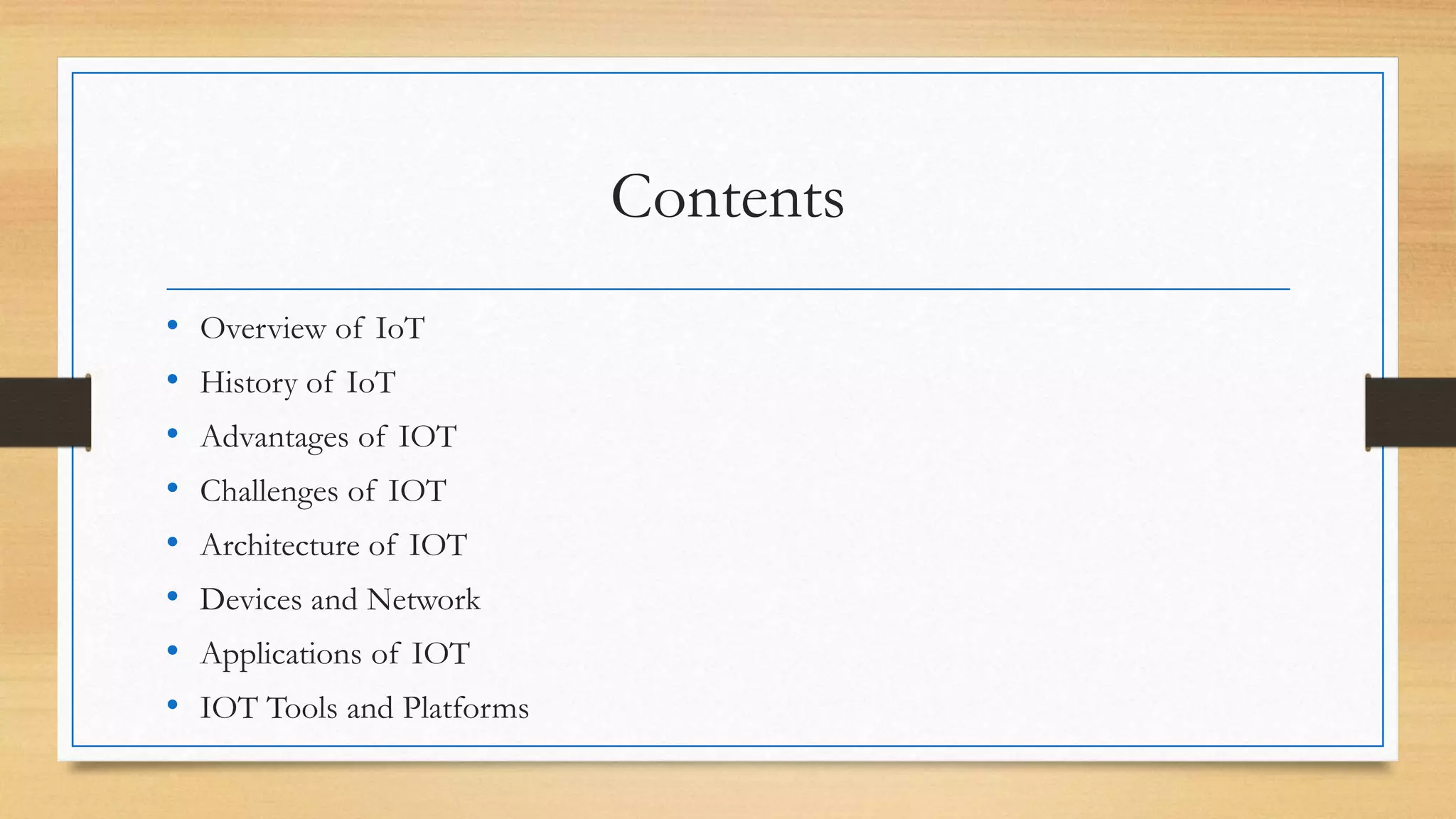 Internet of Things (IoT) | PPTX