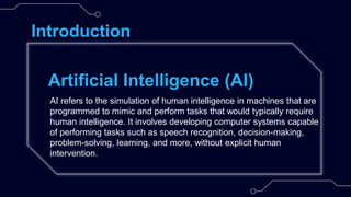 Artificial intelligence and Iot | PPTX