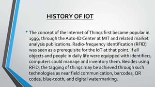 Iot on internet of things in future gen. | PPTX