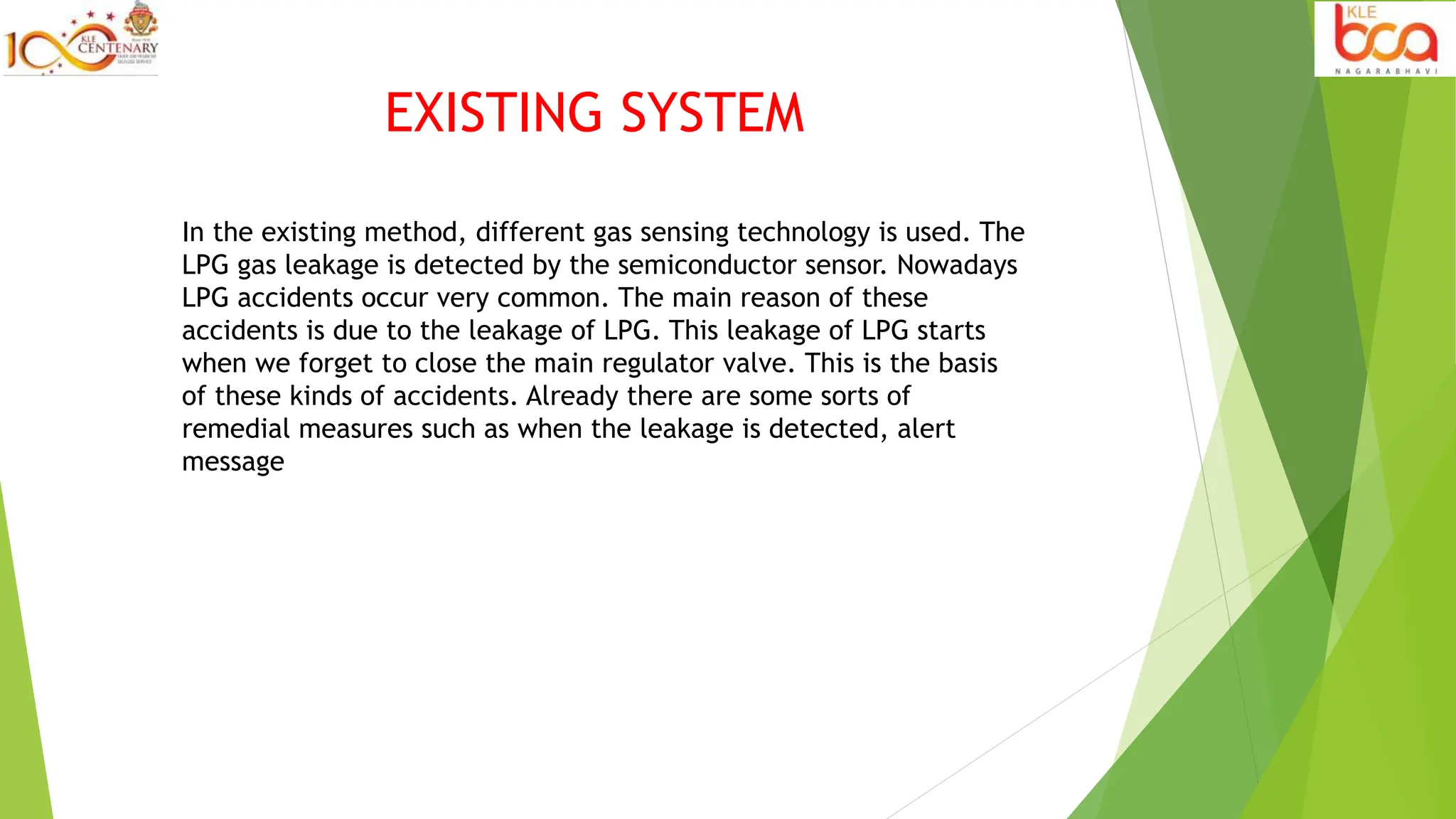 Gas Leakage Detection By Using Arduino Uno Pptx Computer Software And Applications Computing