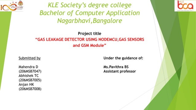 Gas Leakage Detection By Using Arduino Uno Pptx Computer Software And Applications Computing