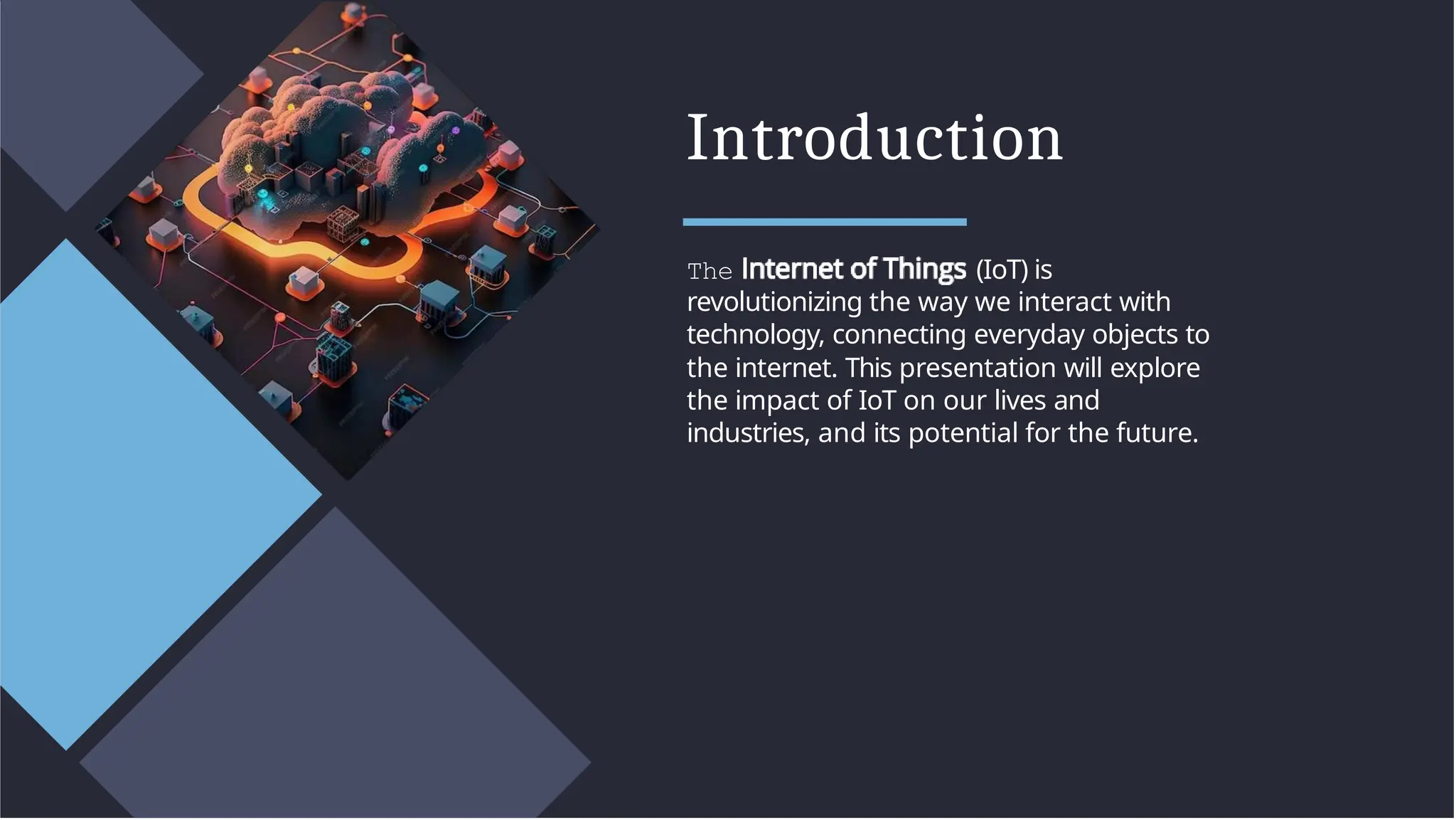 Presentation on the topic Internet of Things | PPTX