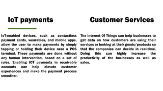 Internet of things in the modern technology | PPT