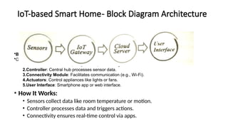 Iot .ppt applications ,block diagram, benefits, advantages | PPTX