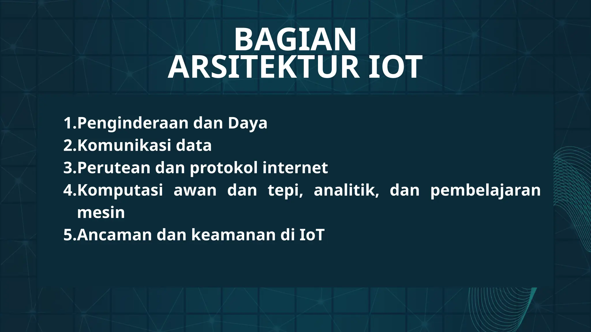 Internet of things (Konsep dasar Internet of Things) | PPTX