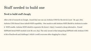 IOT Talking to Webserver - how to | PPTX