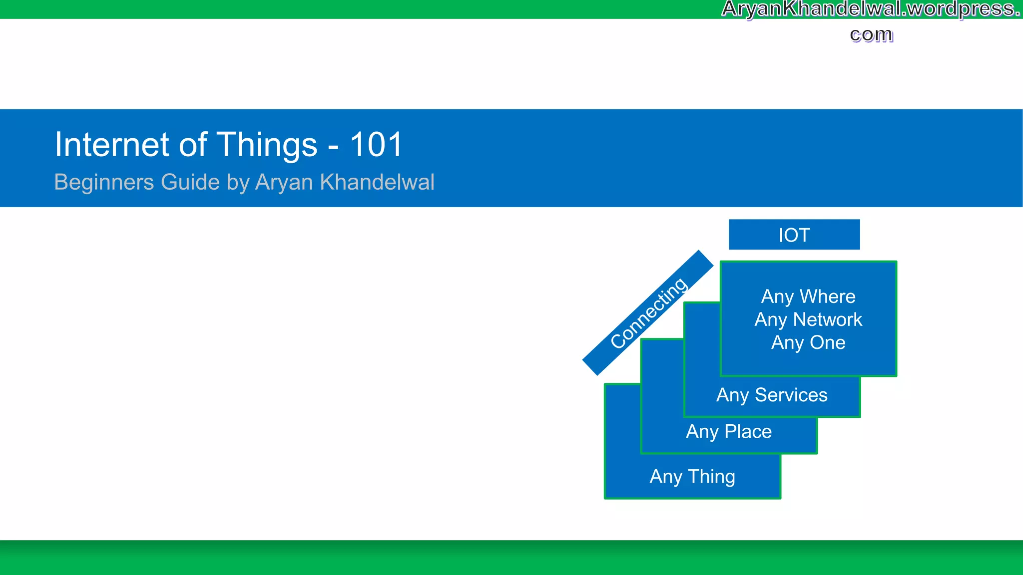 Internet of Things- IOT 101 for beginners | PPTX