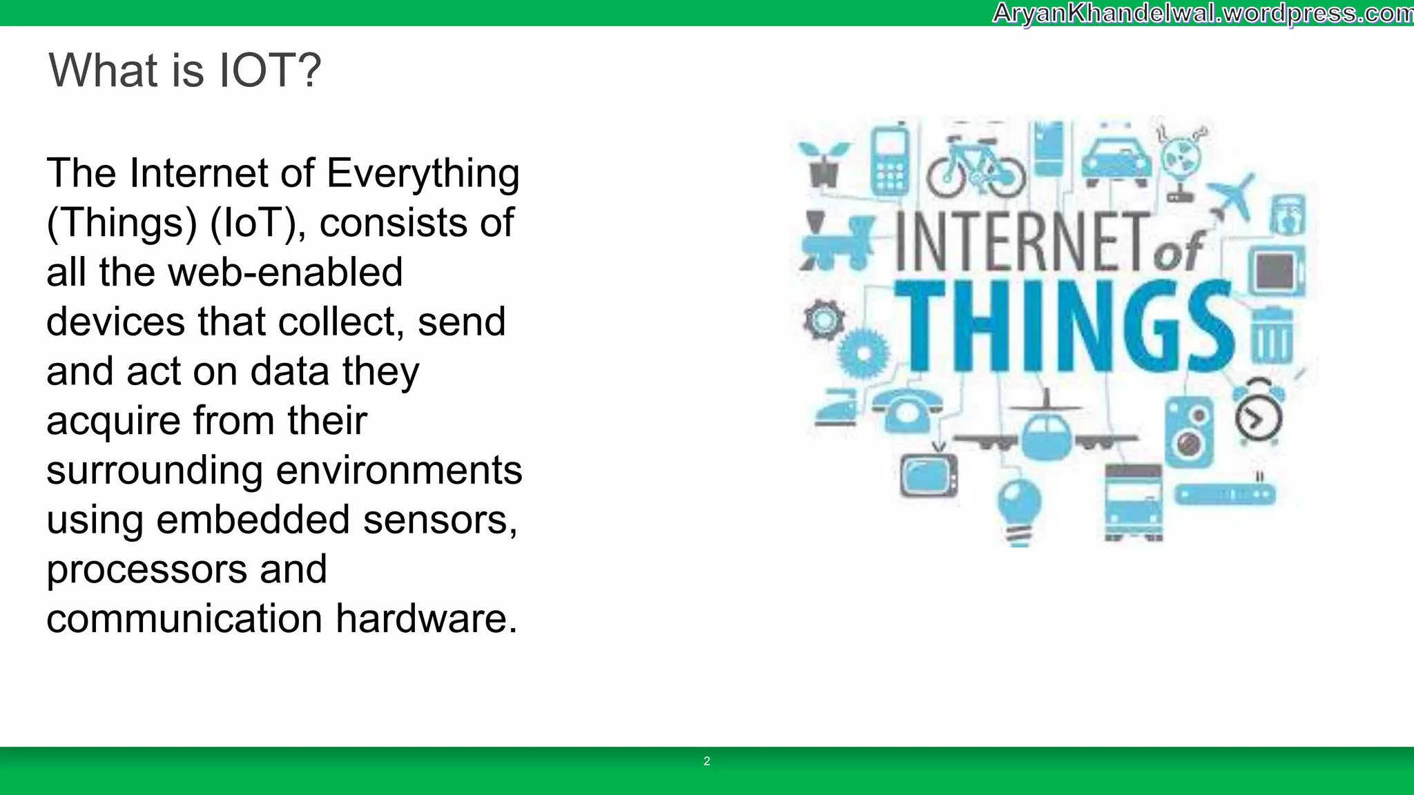 Internet of Things- IOT 101 for beginners | PPTX