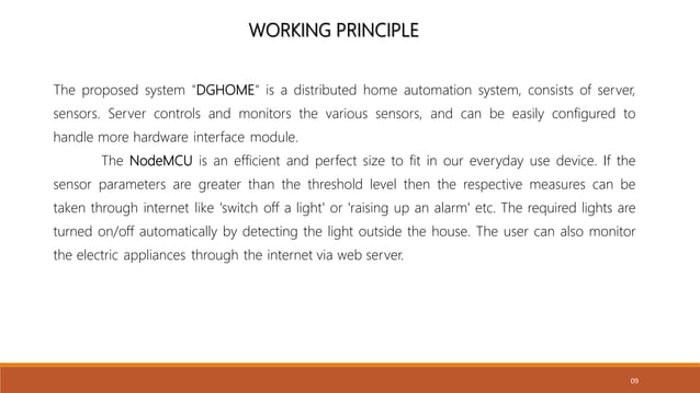 Presentation On Iot Based Home Automation Using Android And Nodemcu