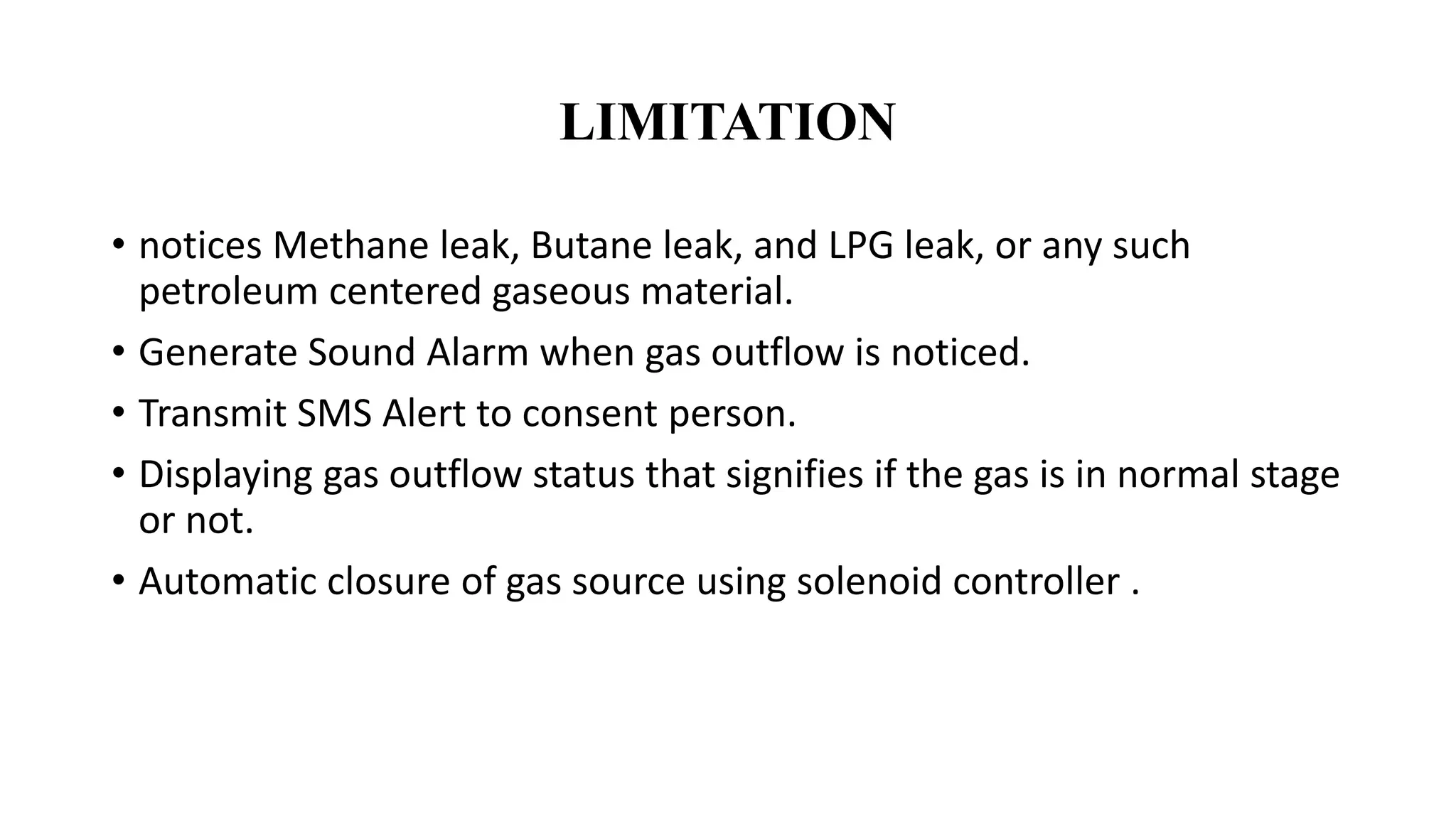 Iot Based Intelligent Gas Leakage Detector Using Arduino Pptx