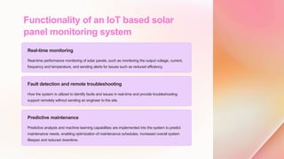 IoT-Based-Solar-Panel-Monitoring-System: Beginning of a Final Year Project | PPT | Free Download