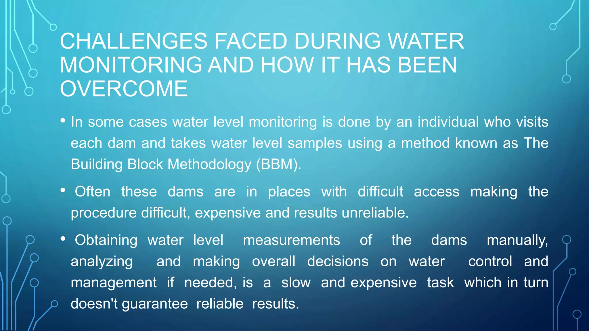 Io t based water level monitoring system of dams in | PPTX