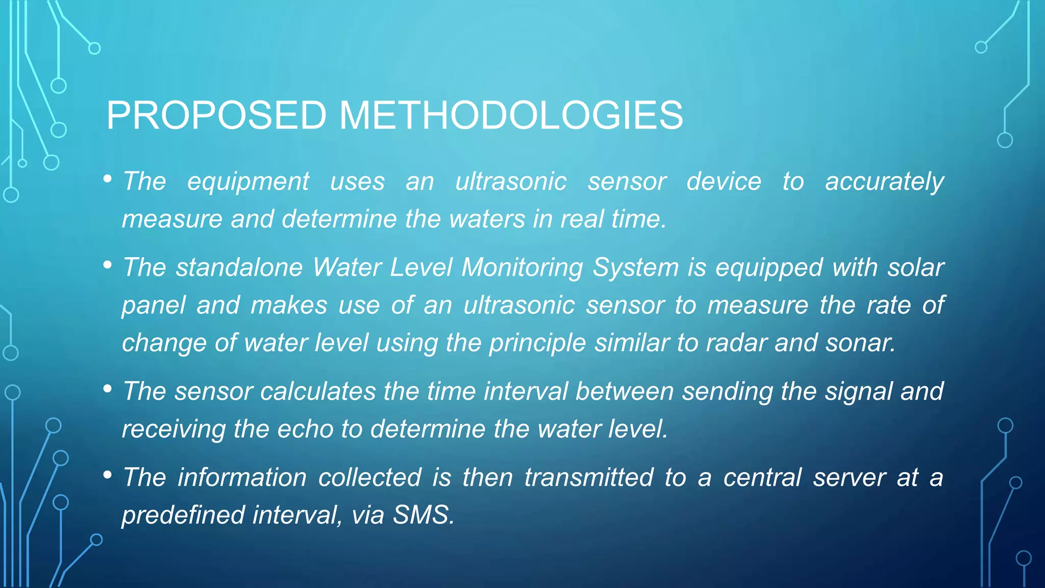 Io t based water level monitoring system of dams in | PPTX