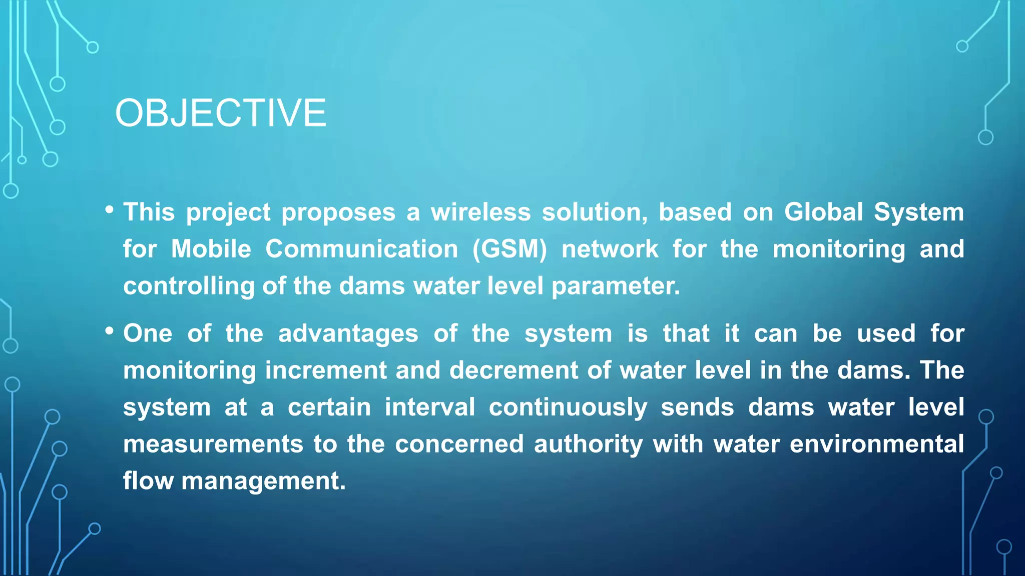 Io t based water level monitoring system of dams in | PPTX
