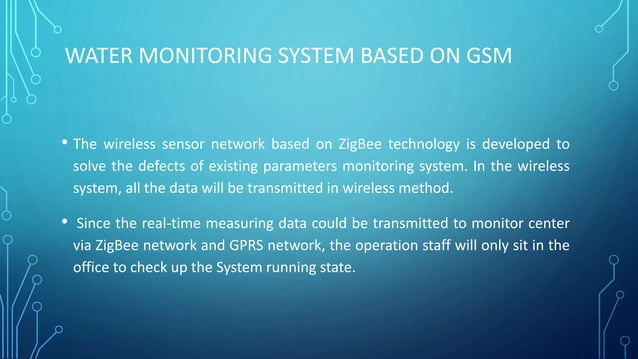 Io t based water level monitoring system of dams in | PPT