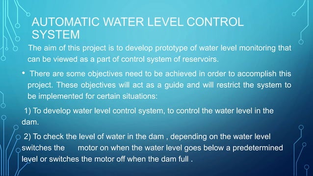 Io t based water level monitoring system of dams in | PPTX | Internet ...