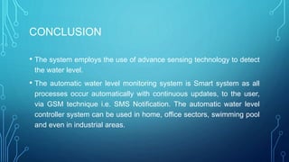 Io t based water level monitoring system of dams in | PPTX