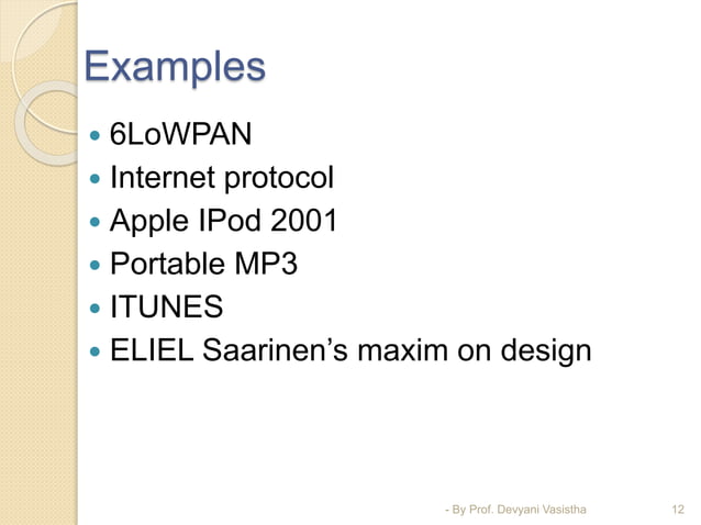 IOT - Design Principles of Connected Devices | PPTX