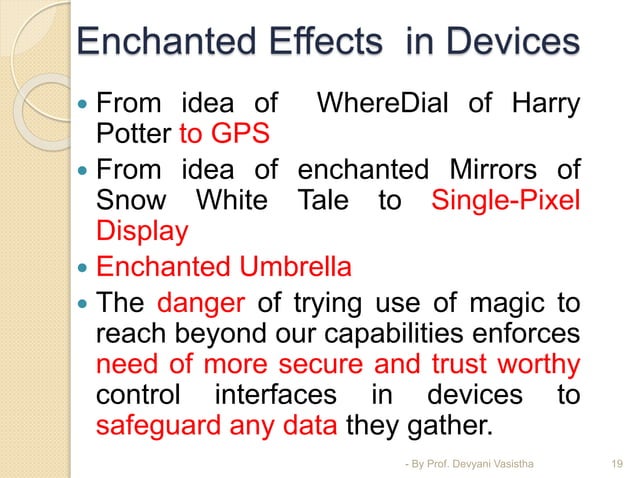 IOT - Design Principles of Connected Devices | PPTX