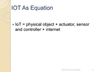 IOT - Design Principles of Connected Devices | PPTX