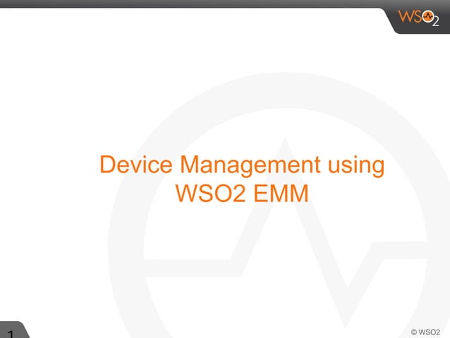 Device Management for Connected Devices | PDF