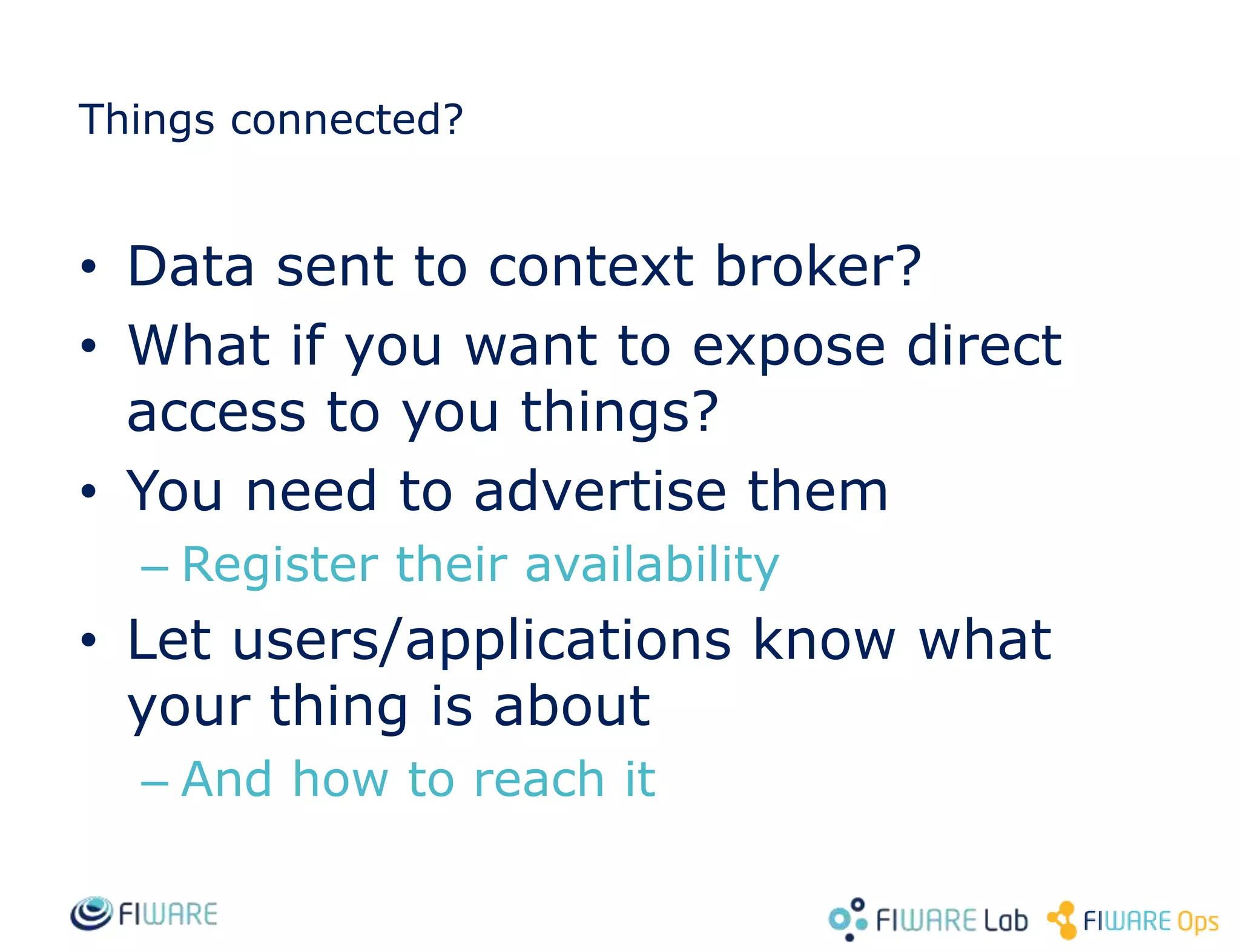 IoT Discovery tutorial | PPT