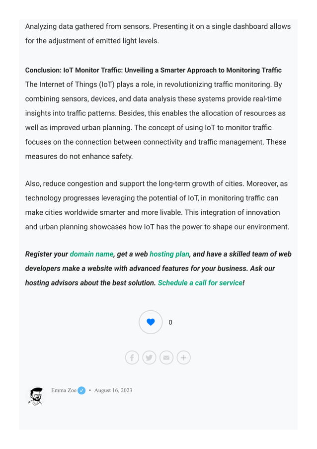 IoT Monitor Traffic: Unveiling a Smarter Approach to Monitoring Traffic ...