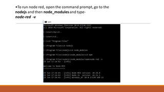 IoT Node-Red Presentation | PDF
