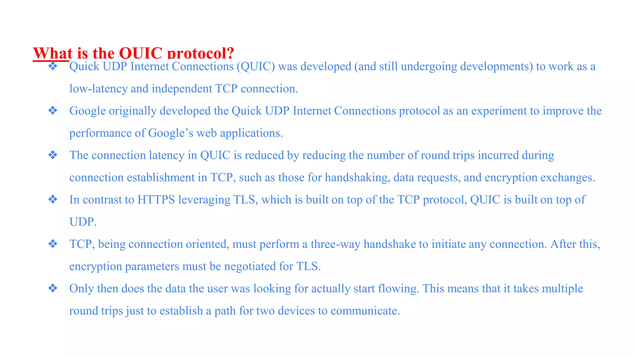 QUIC protocol.pptx