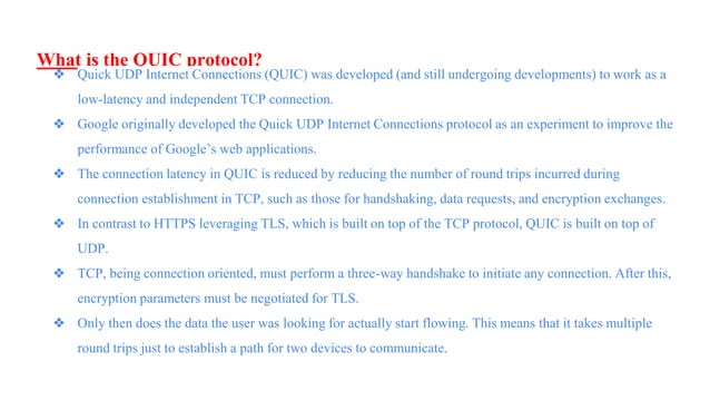 QUIC protocol.pptx