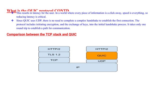 QUIC protocol.pptx