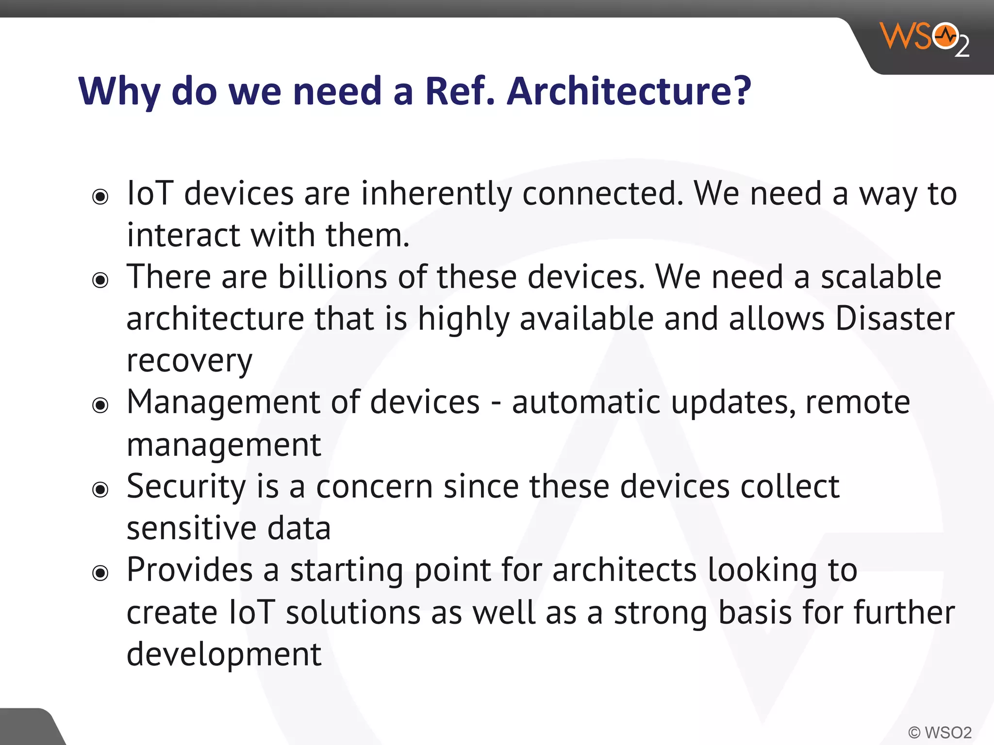 A Reference Architecture for IoT | PDF