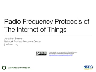 IoT RF Protocols | PPT